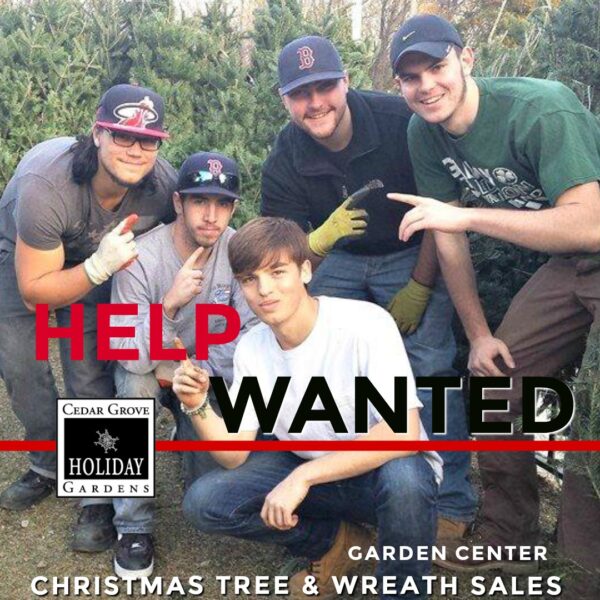 Seasonal Help Wanted... We're Hiring - Cedar Grove GardensCedar Grove ...